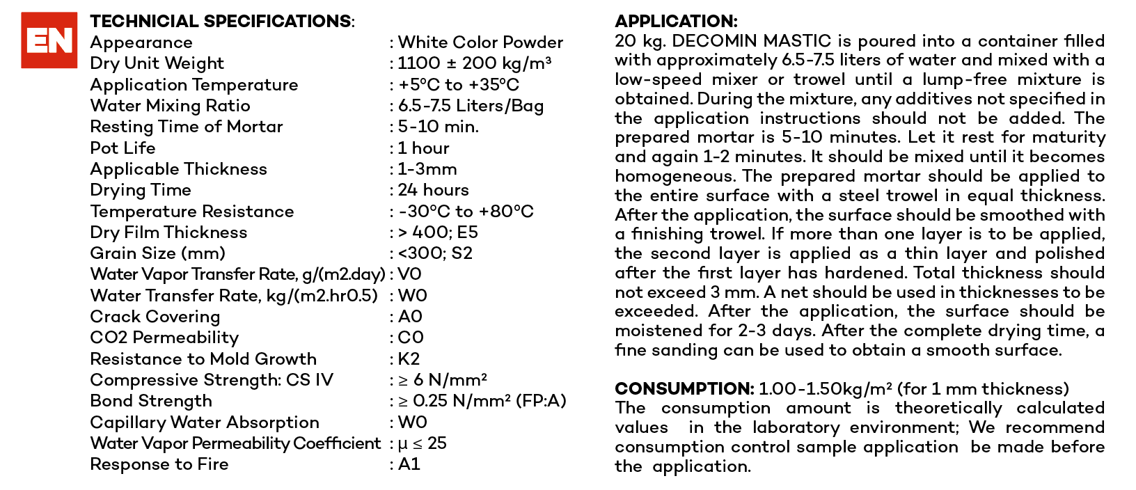 Decomin Macun Mastic – Heed Group